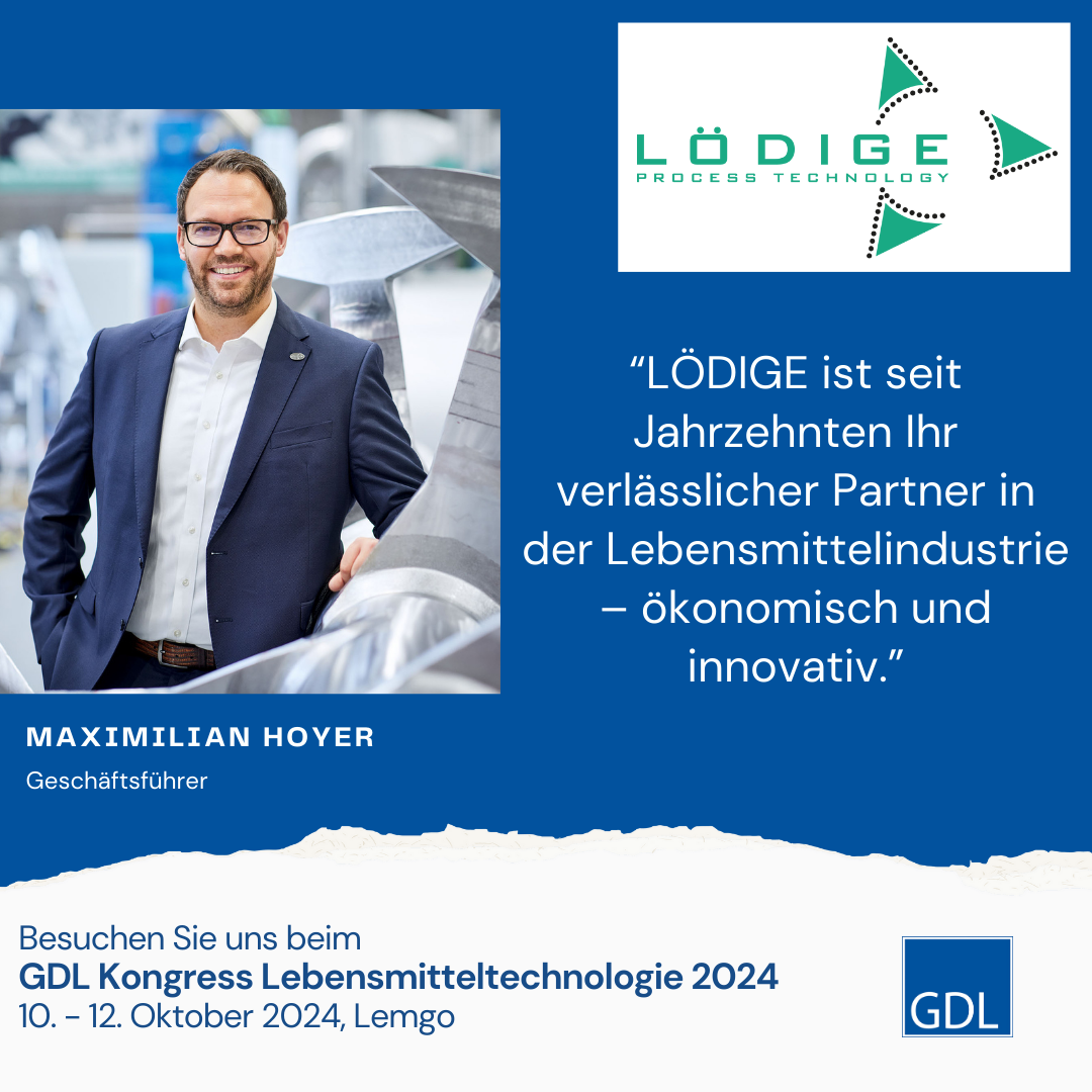 GDL-Kongress Lebensmitteltechnologie 2024 | Lödige